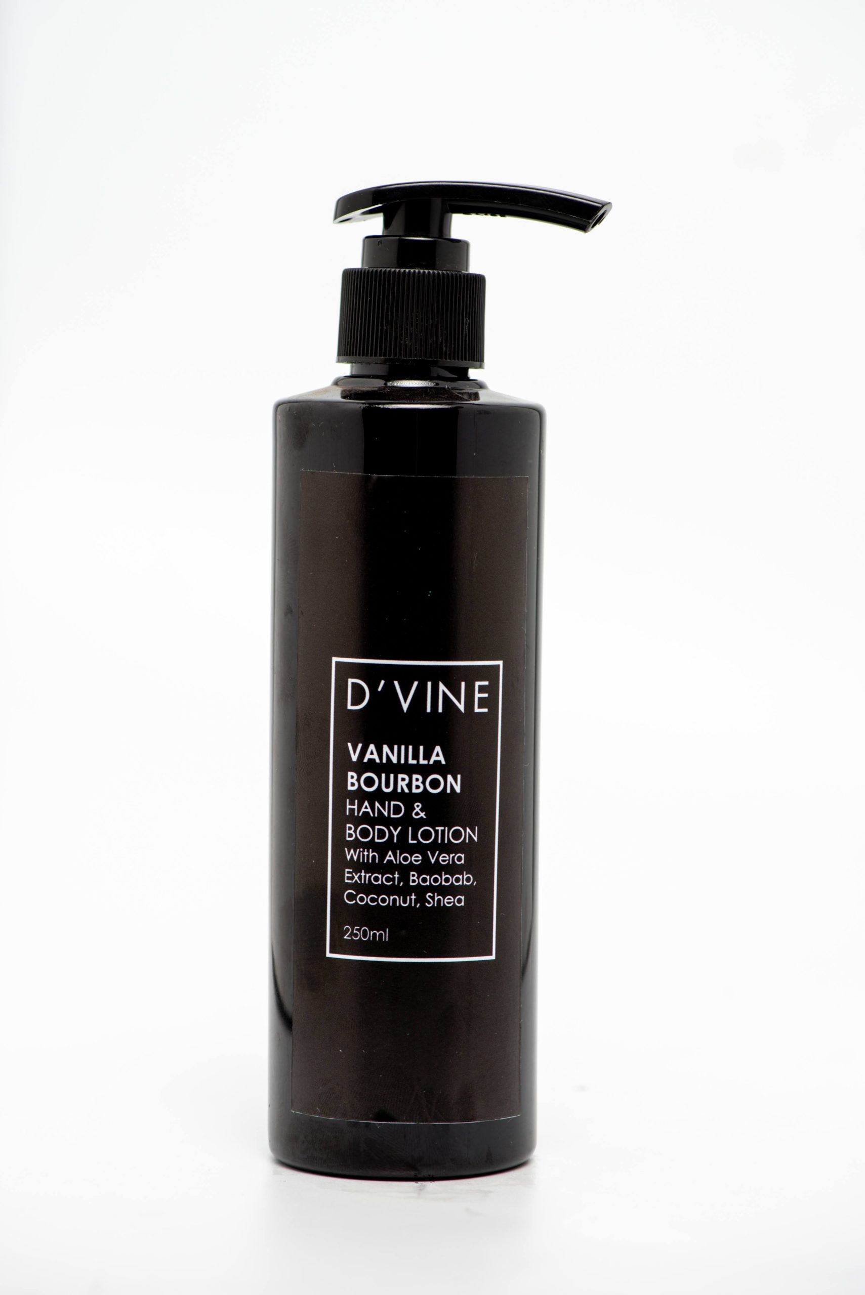 Vanilla Bourbon Hand & Body Lotion 250ml - D'VINE Skin Care Kenya