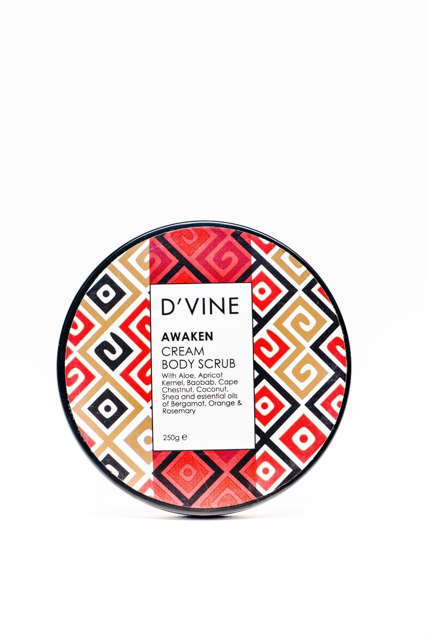 Awaken Cream Body Scrub 250g - D'VINE Skin Care Kenya