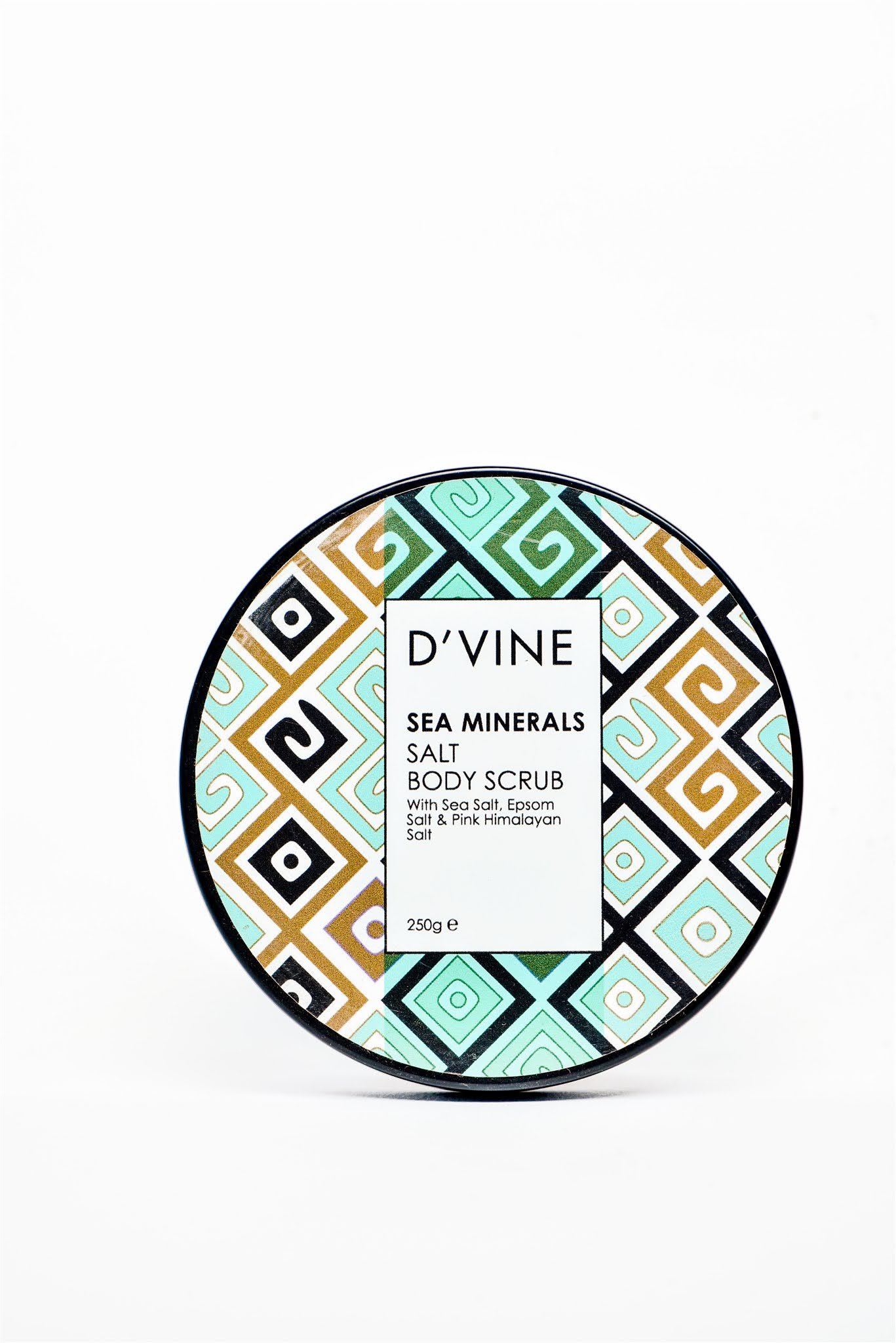 Sea Mineral Salt Scrub 250g - D'VINE Skin Care Kenya